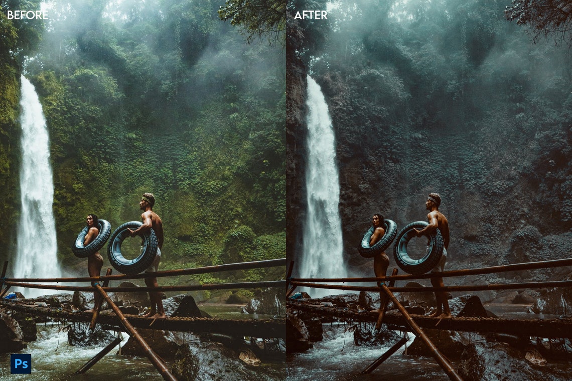 16 PSD Coloring Files, Preset, Photoshop Overlay, Aesthetic Preset ...