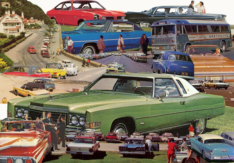 SALE! Collage Art Creator Pack, 370+ Clipart, PNG, Scrapbooking, Cars ...