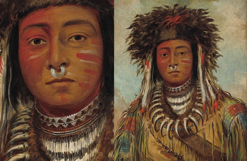 300+ George Catlin HQ 1830s Indigenous Native American Printanle ...