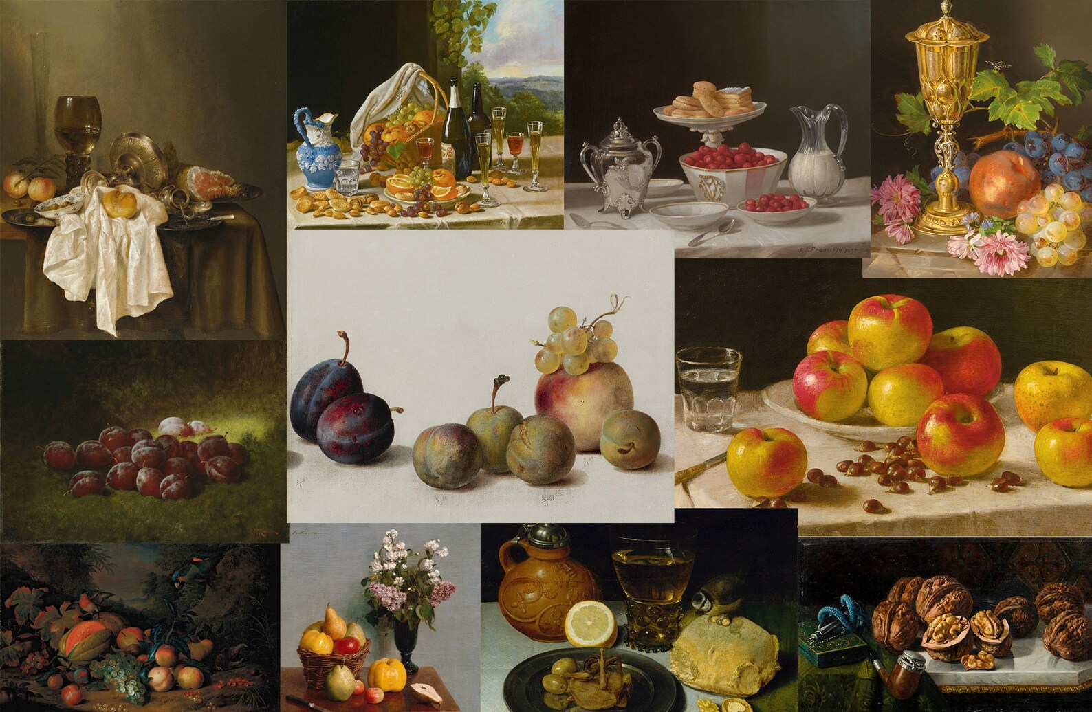 50 Still Life Paintings Vintage Antique Food Reaslistic Oil - Etsy