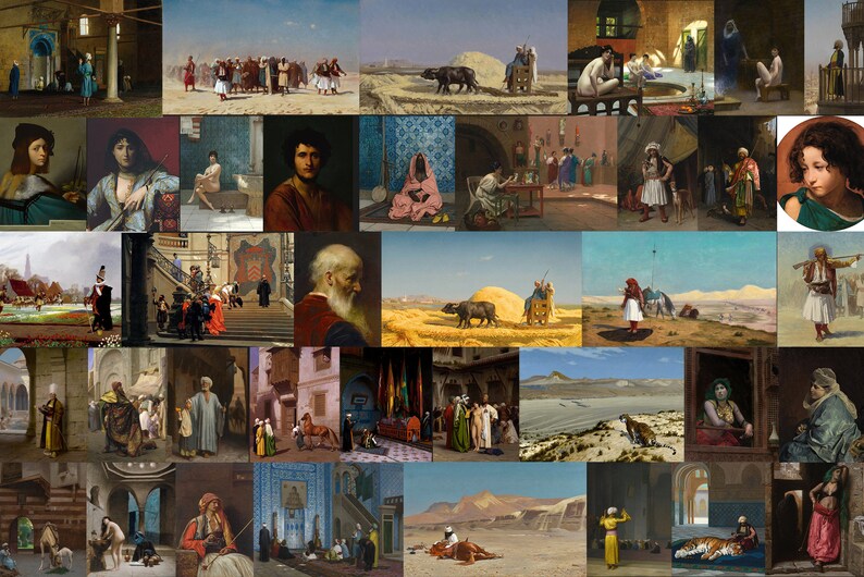170+ Jean-léon Gérôme HQ Printable Paintings POC Nude Women Arabian ...
