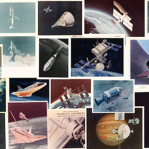 105 Vintage NASA Posters High Quality Printable Digital Apollo Scifi ...