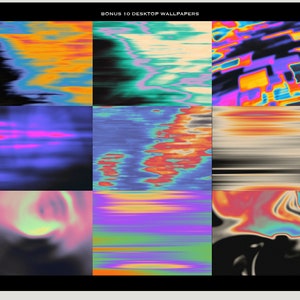 Retro Gradient Maps 200+ - Etsy