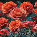 Gothic Red Roses, PNG HQ, Surreal Roses, Dark Flowers, Collages, Dark ...