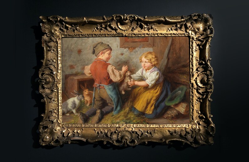 30 Felix Schlesinger Rare HQ Printable Paintings Vintage Wall - Etsy