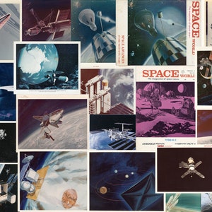 105 Vintage NASA Posters High Quality Printable Digital Apollo Scifi ...