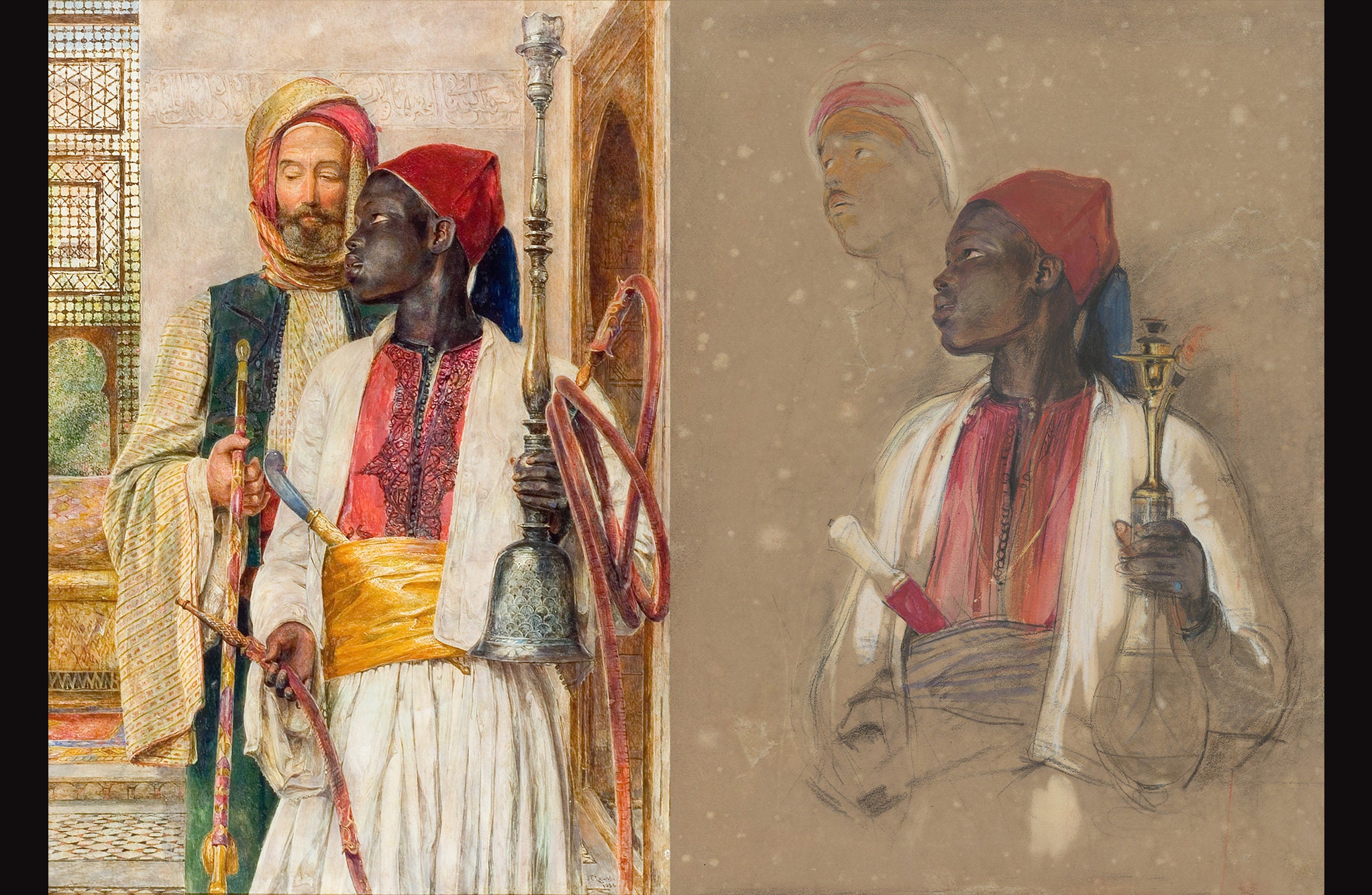 70+ John Frederick Lewis HQ Printable Paintings Arabian Interior ...
