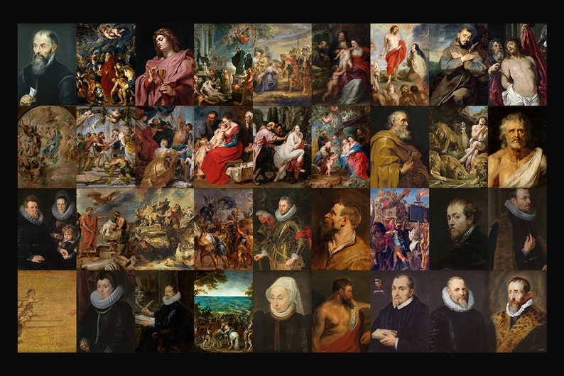 370+ Peter Paul Rubens Original Paintings Bundle, HQ Oil Printable ...