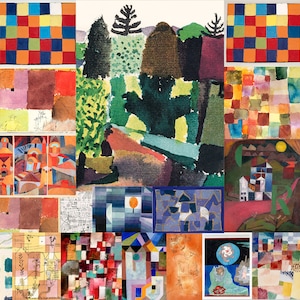160+ Paul Klee HQ Printable Abstract Illustrations Geometric Painting ...