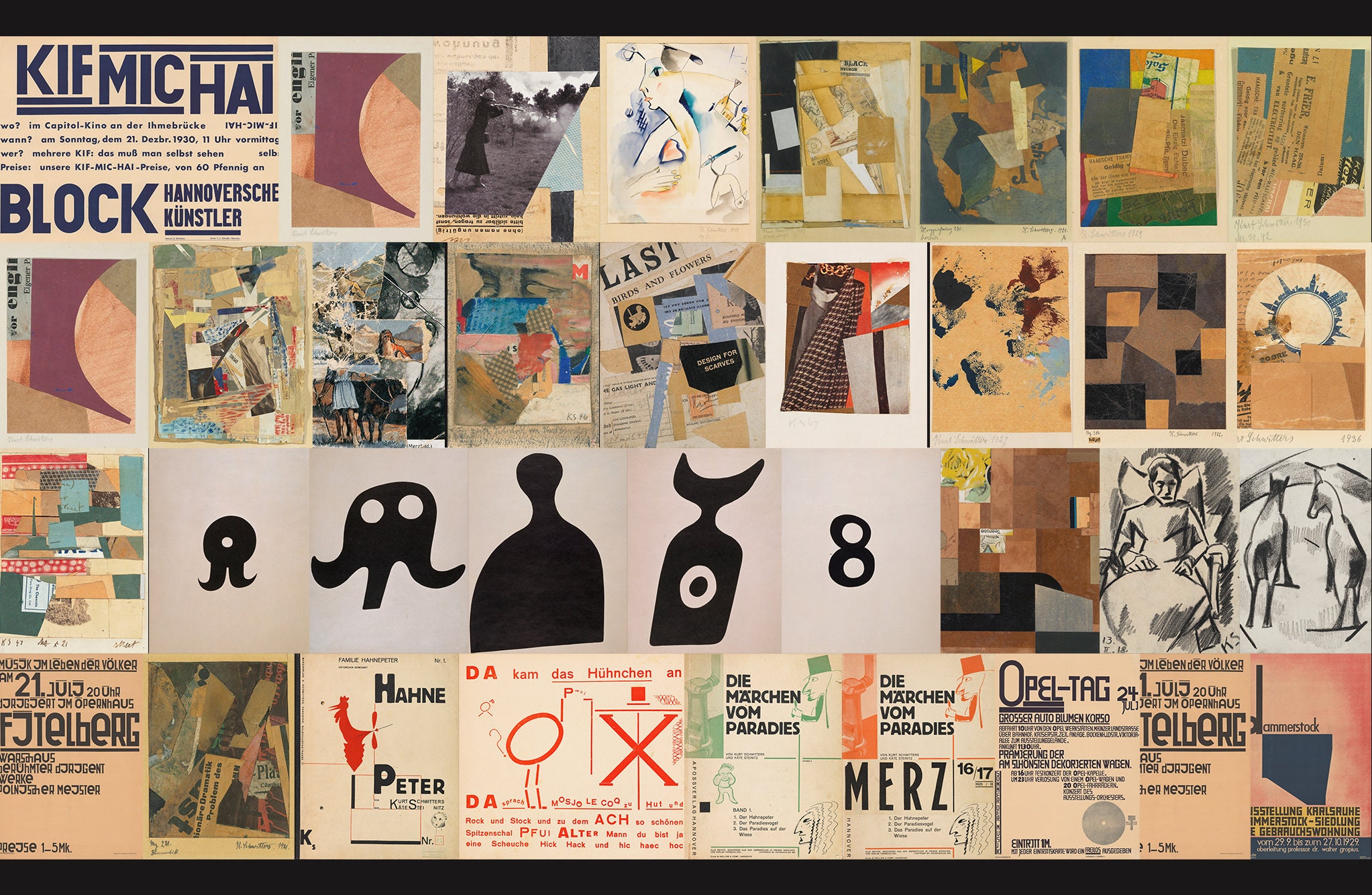 70 Kurt Schwitters HQ Printable Vintage Typography Collage Art Posters ...