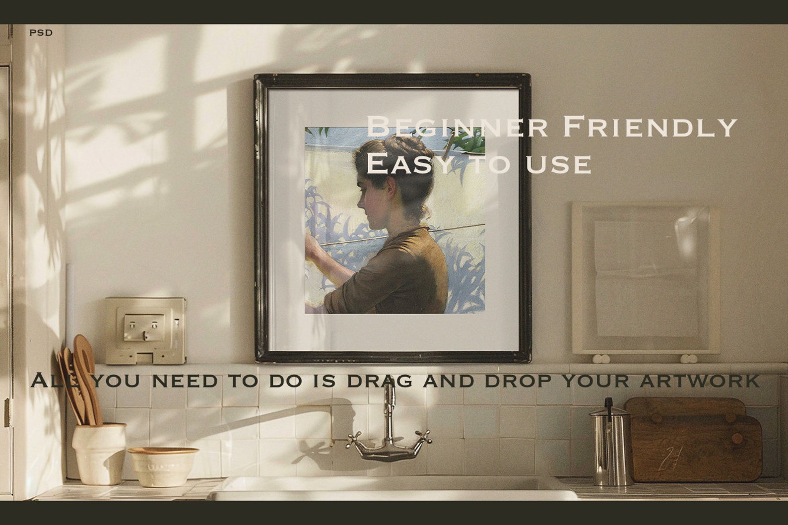 Kitchen Frame Mockuop PSD Photoshop Beginner Friendly Easy to Use ...