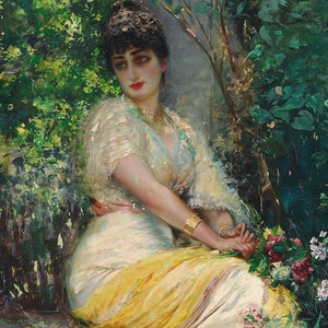 Édouard Frédéric Wilhelm Richter HQ Printable Oil Paintings - Etsy