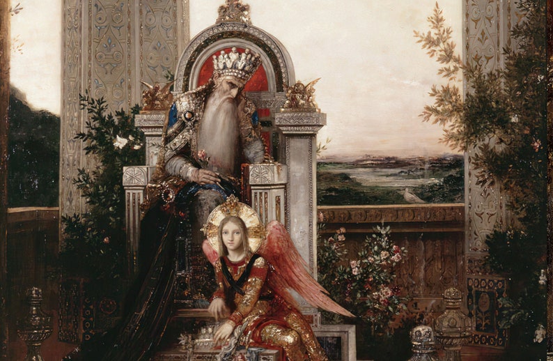 50+ Gustave Moreau HQ Goddess Feminin Paintings Jupite/semele Oedipus ...