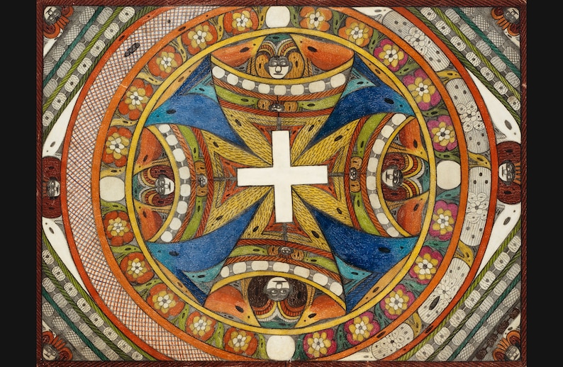 40 Adolf Wölfli HQ Printable Abstract Paintings Modern Wall Art Retro ...