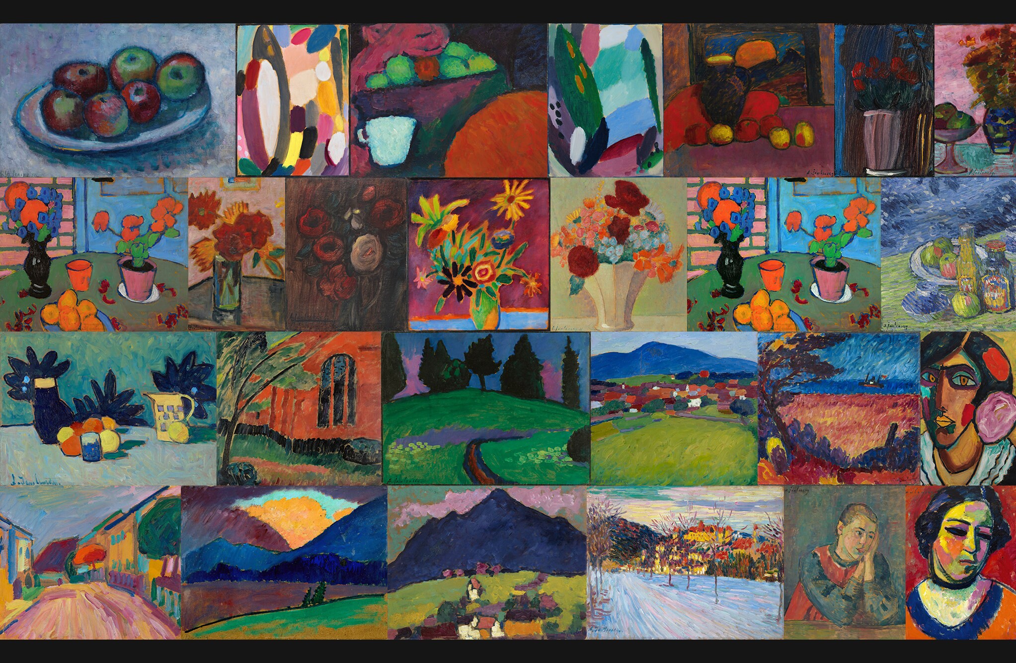 120 Alexej Von Jawlensky HQ Printable Portraits Paintings Abstract ...