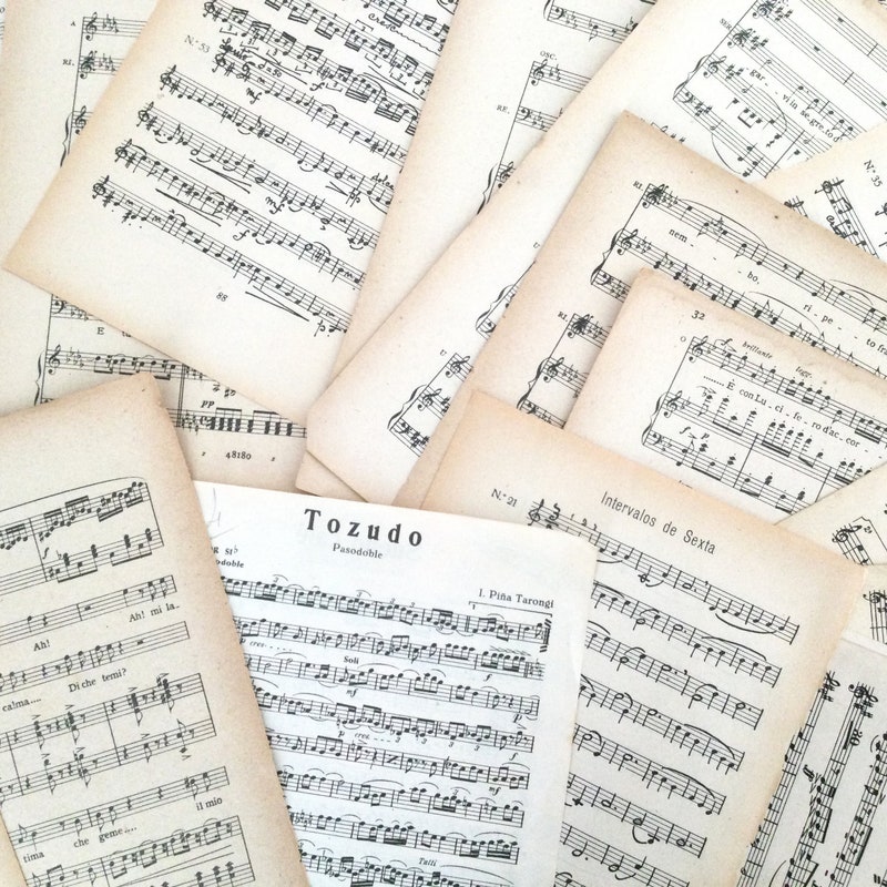 Old Sheet Music - Etsy