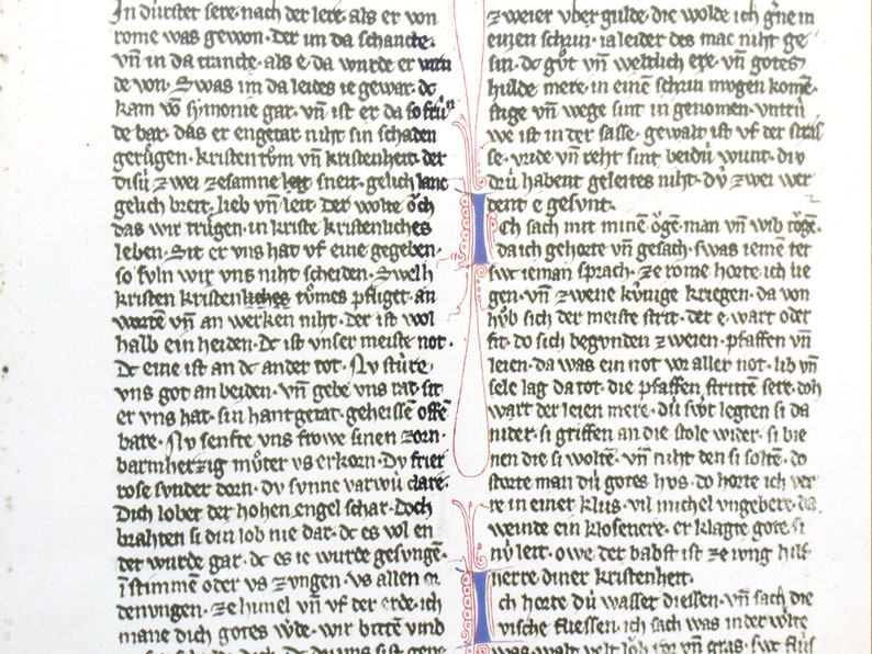 Medieval Script Pages, Handwritten Script, Middle Ages, Illuminated ...