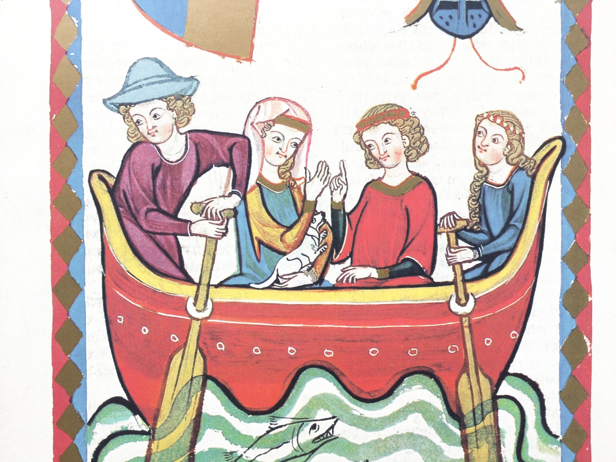 Medieval Prints, Vintage Book Pages for Wall Decor, Collage, Junk ...