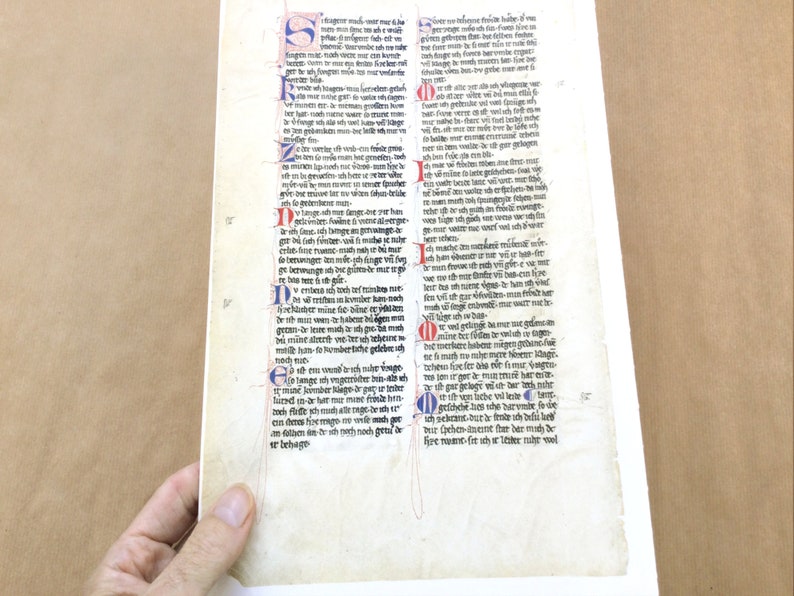 Medieval Script Pages, Handwritten Script, Middle Ages, Illuminated ...