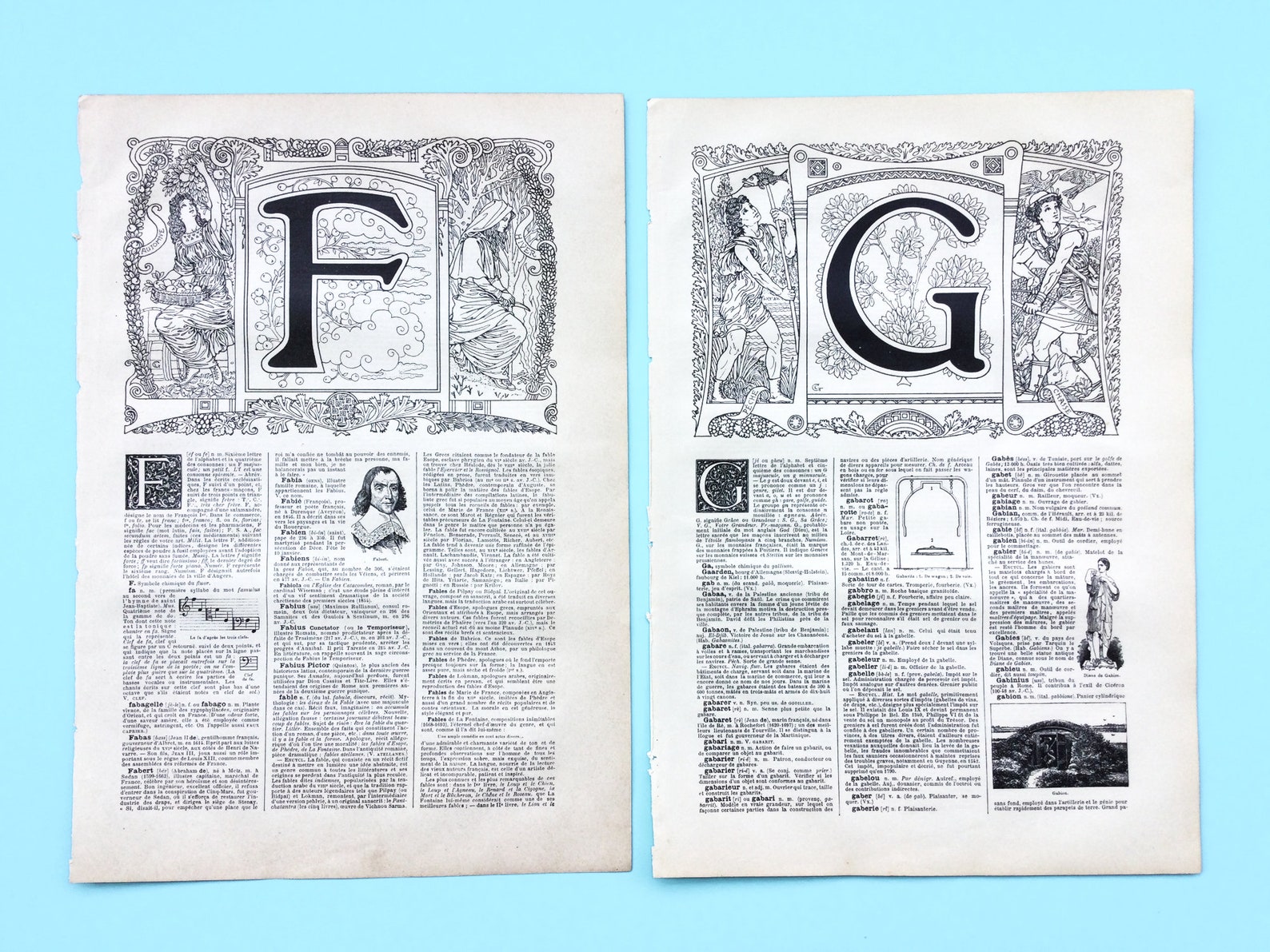 Illustrated Alphabet Antique Letters for Junk Journals - Etsy