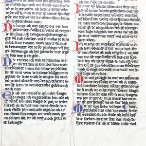Medieval Script Pages, Handwritten Script, Middle Ages, Illuminated ...
