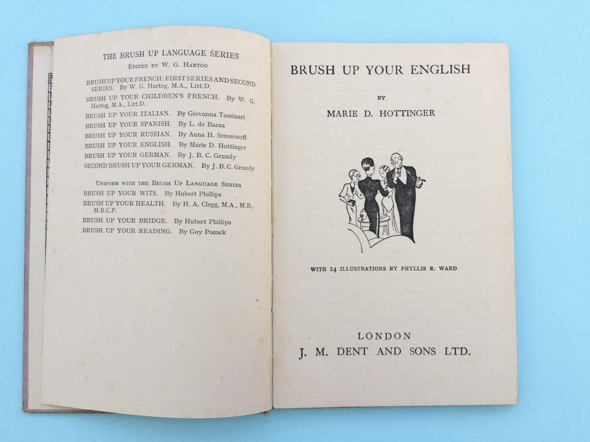 Vintage English Language Primer, Illustrated Book. 1930s School Book - Etsy