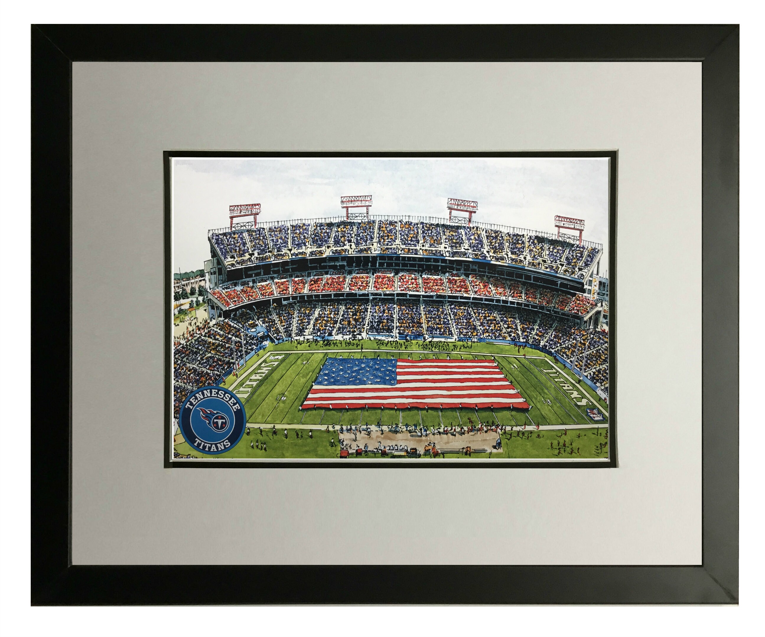 Tennessee Titans Nissan Stadium LIMITED EDITION Pen and Ink - Etsy