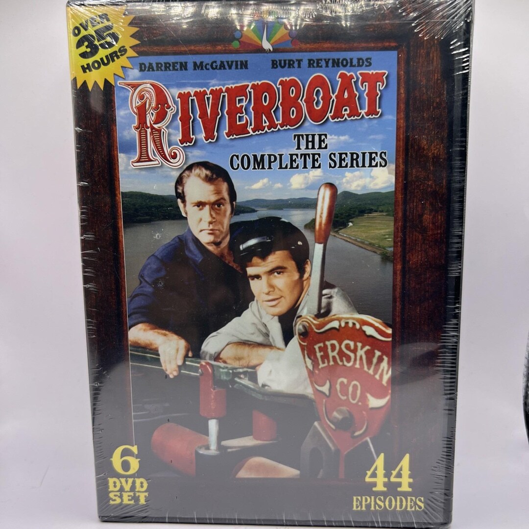 Riverboat: Complete Series DVD Box Set Burt Reynolds New & Sealed NBC ...
