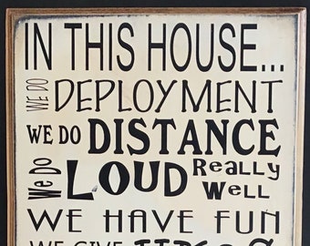 Deployment Yard Signs | Etsy