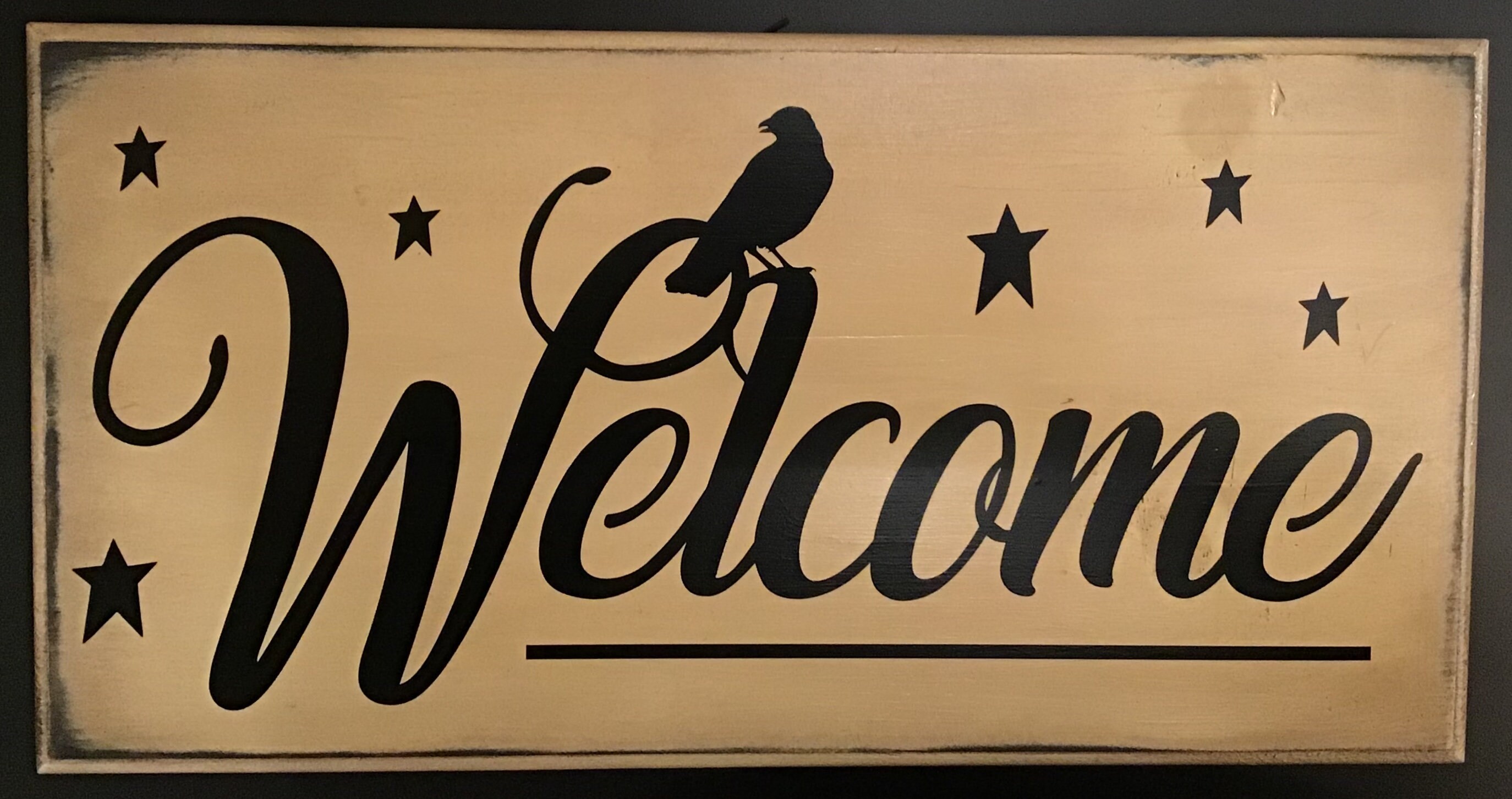 Welcome/crow | Etsy