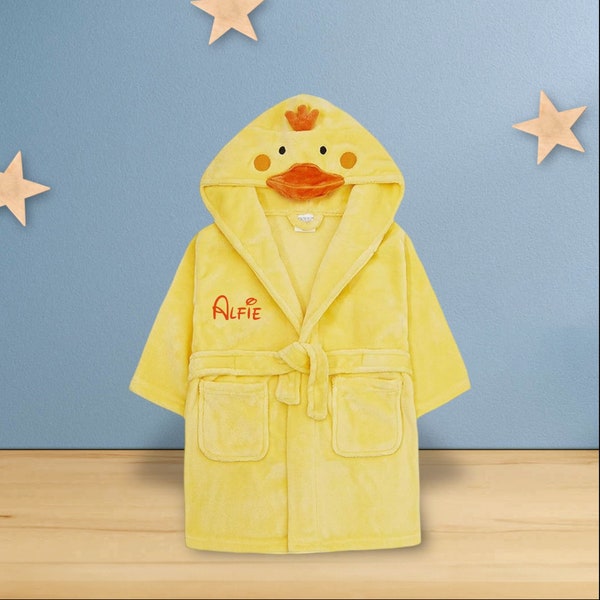 Personalised Duck Dressing Gown - Etsy UK