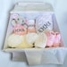 Baby Girl Pink Baby Hamper, Gift Set, Personalised Pink Baby Hamper ...
