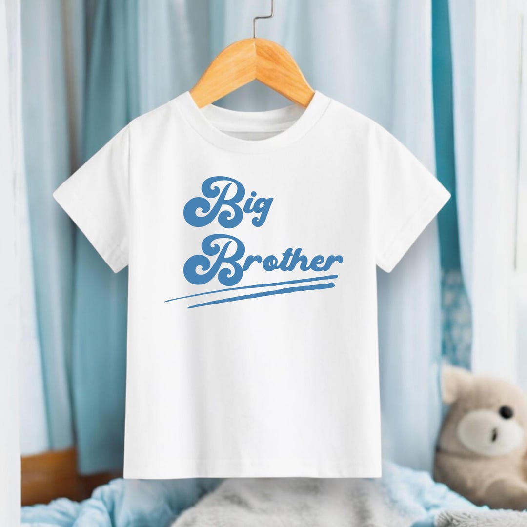 Big Brother Announcement Toddler Shirt - Kids Shirt - Big Brother Gift ...