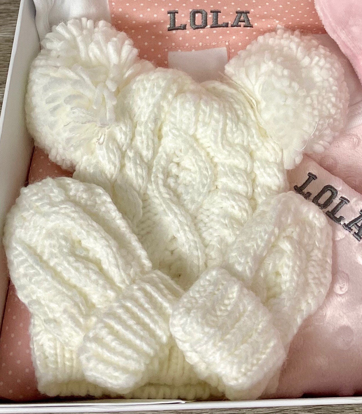 Baby Girl Pink Baby Hamper Gift Set Personalised Pink Baby | Etsy UK