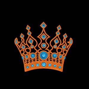 Royal Crown,embroidery File,machine Embroidery Designs,file - 2 ...
