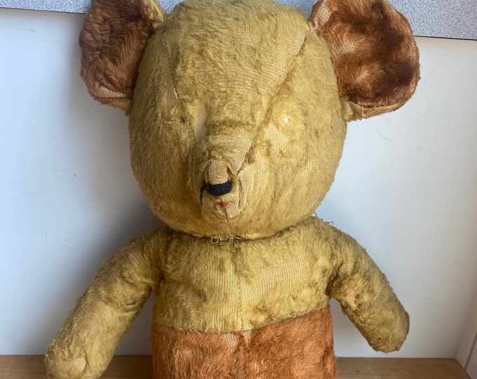 Vintage Antique 18” Teddy Bear - Collectible Stuffed Animal, Colonial ...