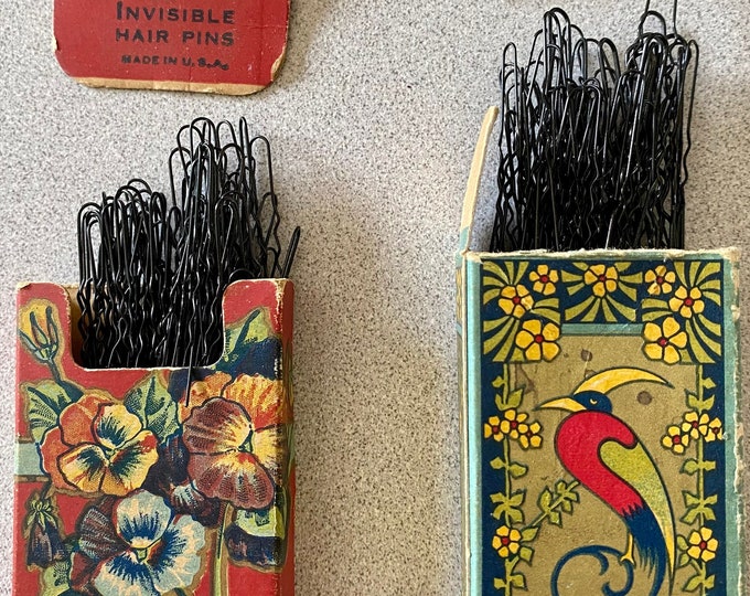 1920s Hairpins in Original Packaging - the Sterling Pin Co. - Vintage ...