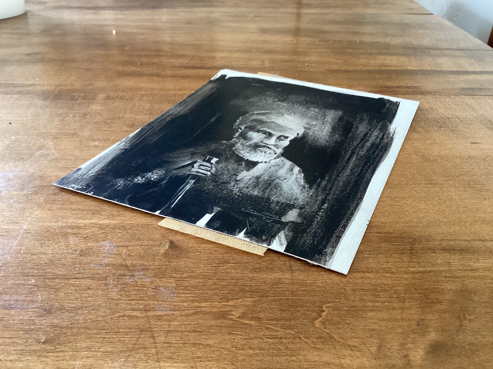 Vintage Art - Pen and Ink Portrait of Old Man - Portraits - Art by ...