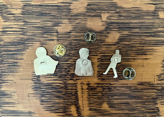 Set of 3 Michael Jackson Lapel Pins - 1970s Pop Cultu… - Gem