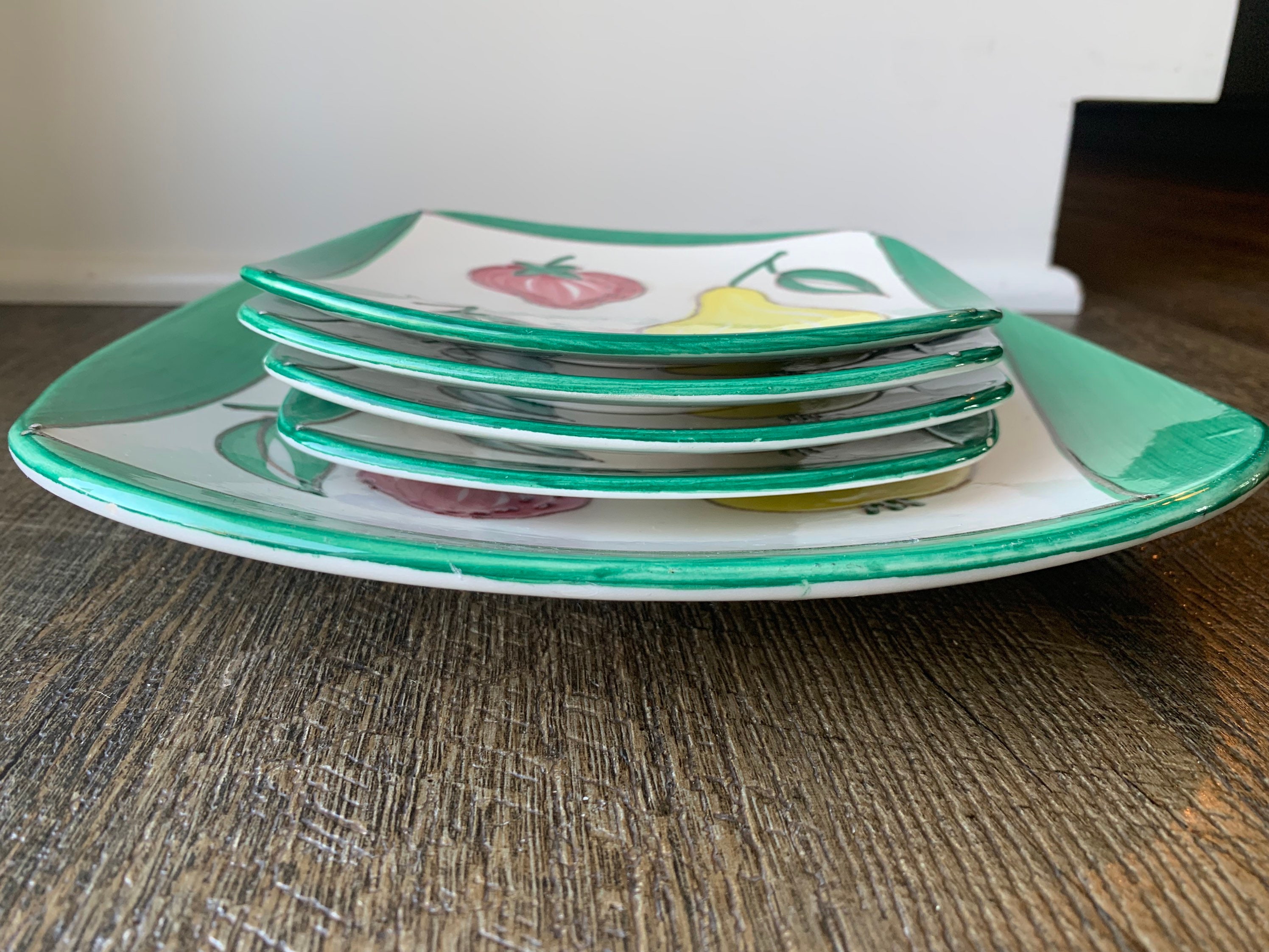 Vintage Schramberg Handgemalt valencia Plates 4 - Etsy