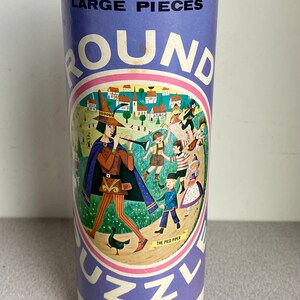 The Pied Piper 12" Round Puzzle by H-G Toys - Complete Vintage Puzzle ...