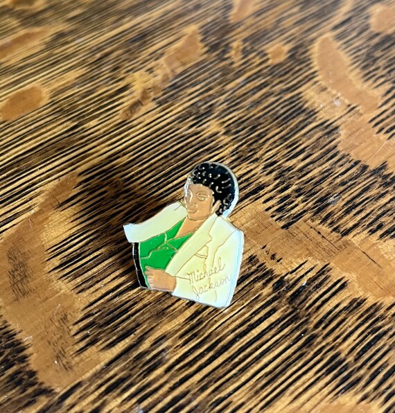Set of 3 Michael Jackson Lapel Pins - 1970s Pop Cultu… - Gem