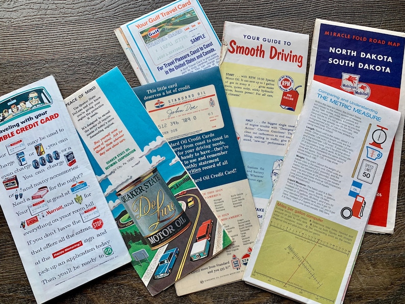 Vintage 50s 70s Maps Choose Your State or City Framable - Etsy