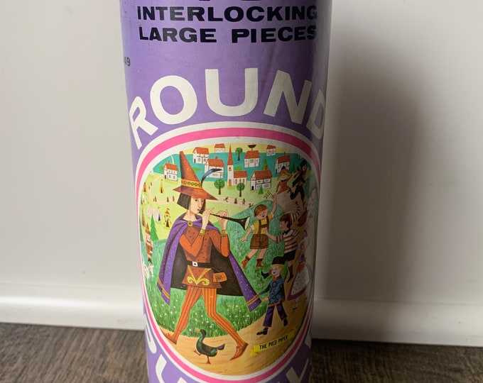 The Pied Piper 12 Round Puzzle by H-G Toys Complete Vintage Puzzle, 75 ...