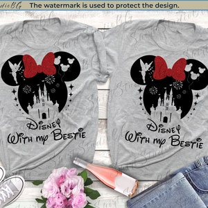 Disney With My Bestie Shirts, Disney Besties Shirt, Disney Girls Trip ...