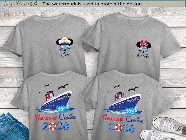 Custom Disney Treasure Cruise 2026 Family Shirts - Etsy UK