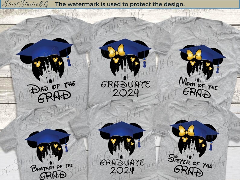 Personalized Disney Graduation Shirts, Graduation Shirt, Class of 2024 ...