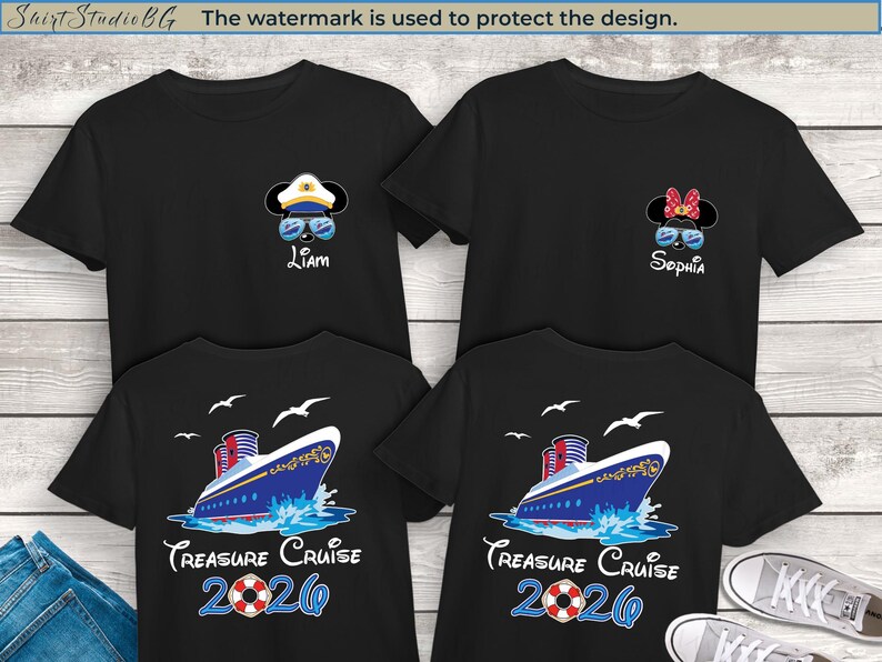 Custom Disney Treasure Cruise 2026 Family Shirts - Etsy UK