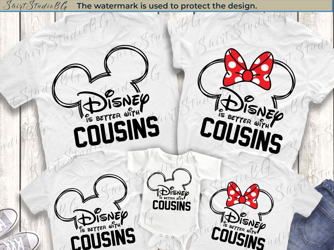 Disney Cousin Crew Shirts, Disneyland Family Vacation - Etsy