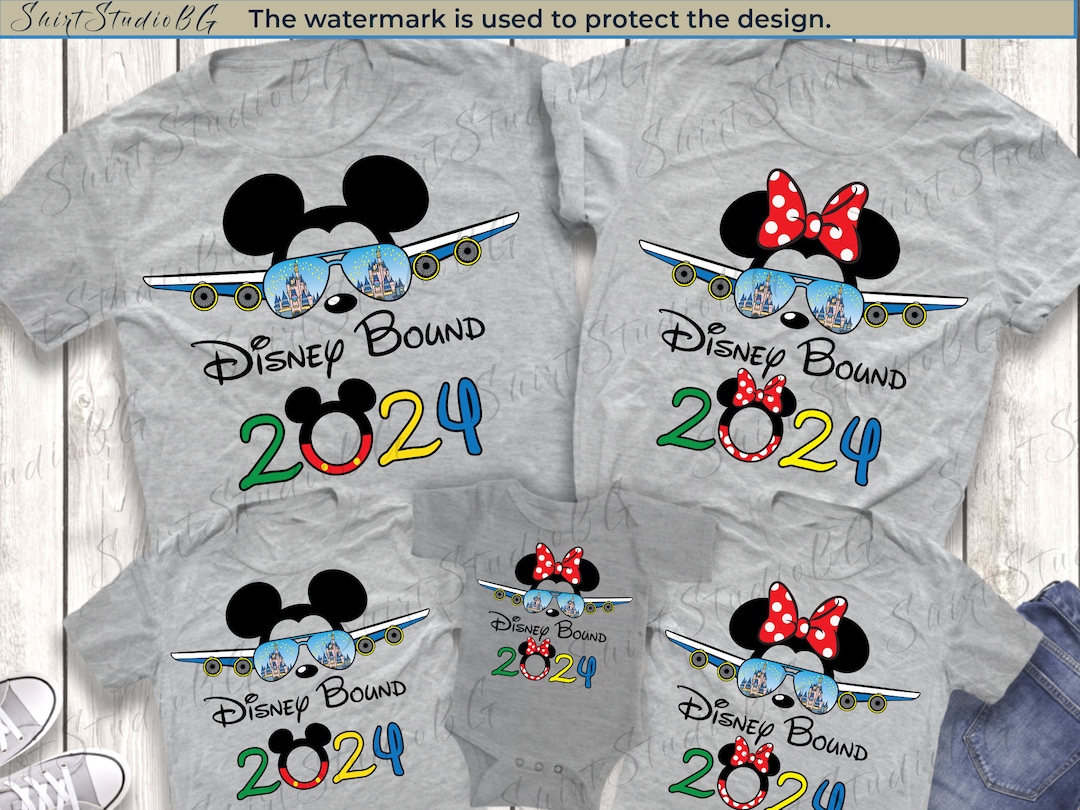 Disney Bound 2024 Shirts, Disney Family Shirts, Mickey and Minnie ...